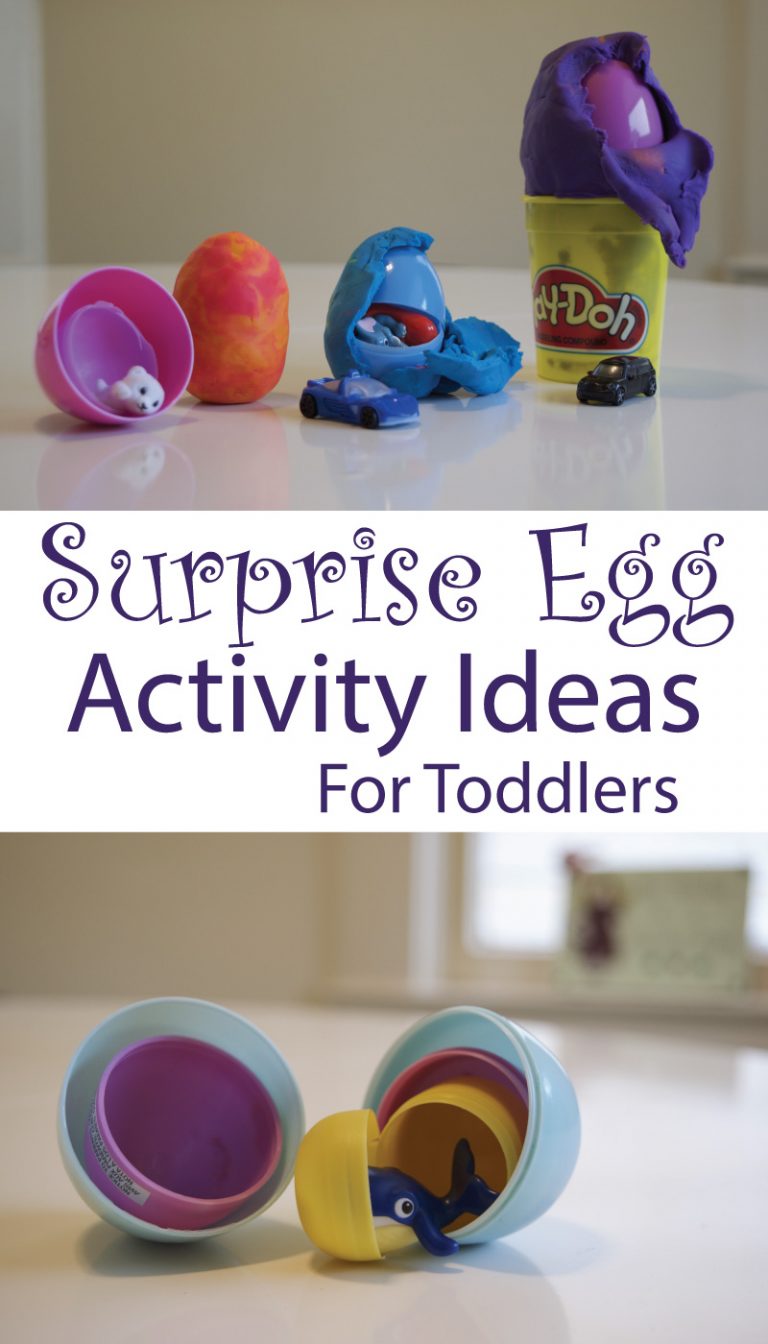 Surprise Egg Activity Ideas for Toddlers - Little Fish