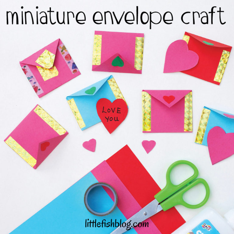 Miniature Fairy Envelope Craft for Kids to Make - Little Fish